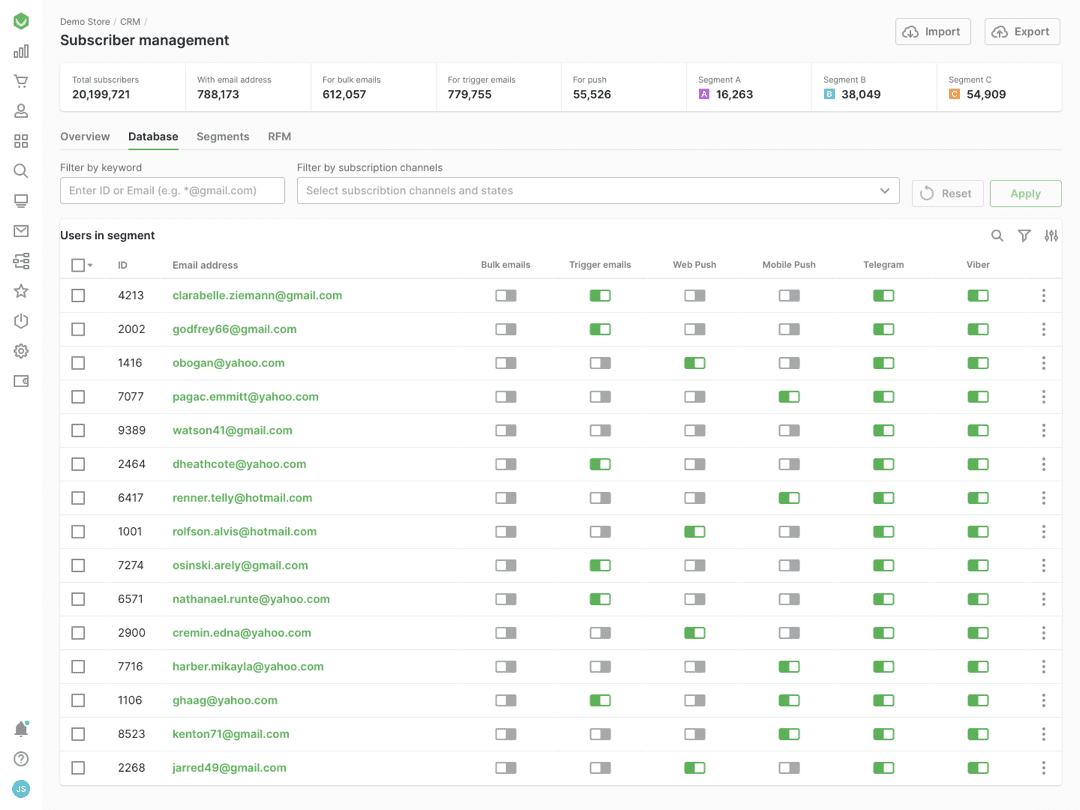 REES46 for non-store
